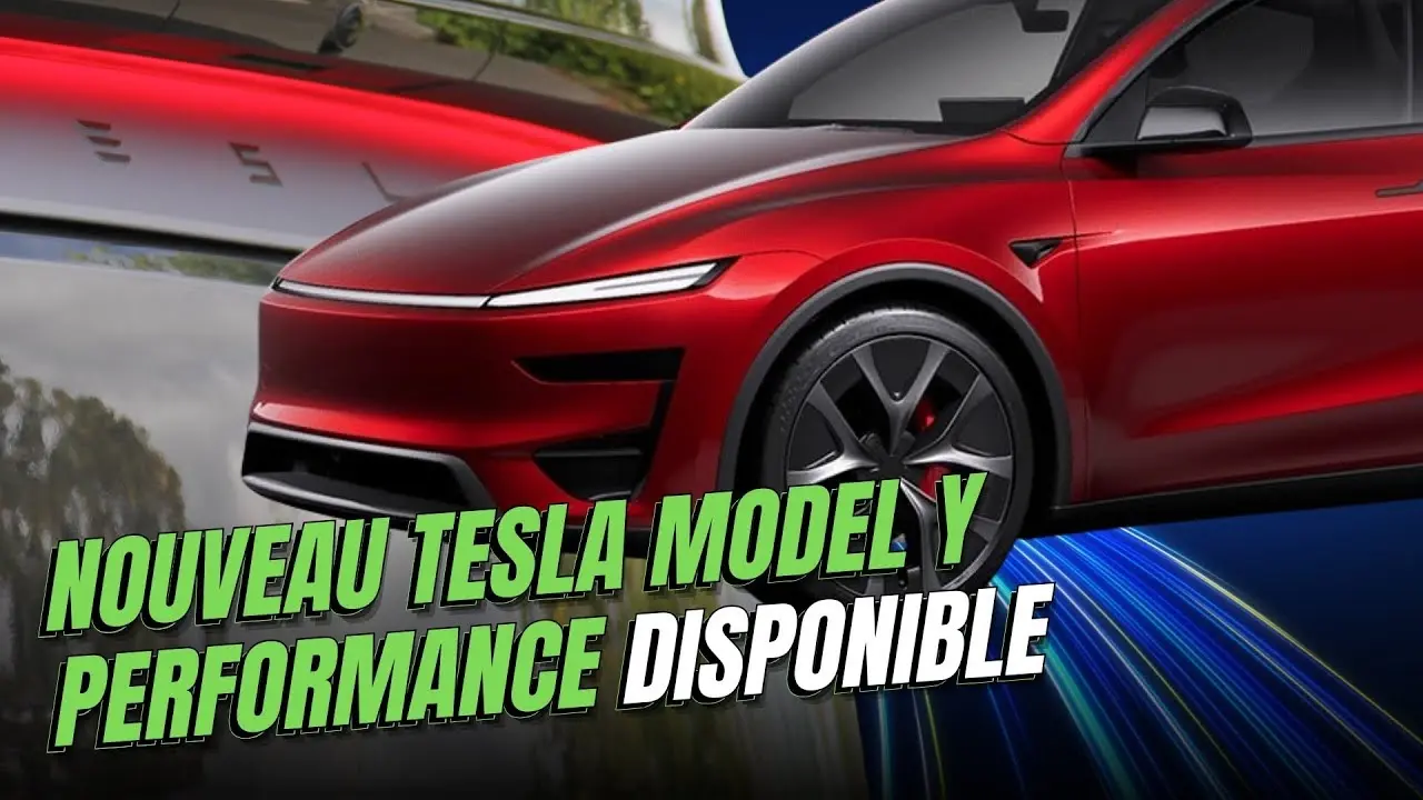 Tesla Model Y Performance 2025 : SUV électrique survitaminé disponible